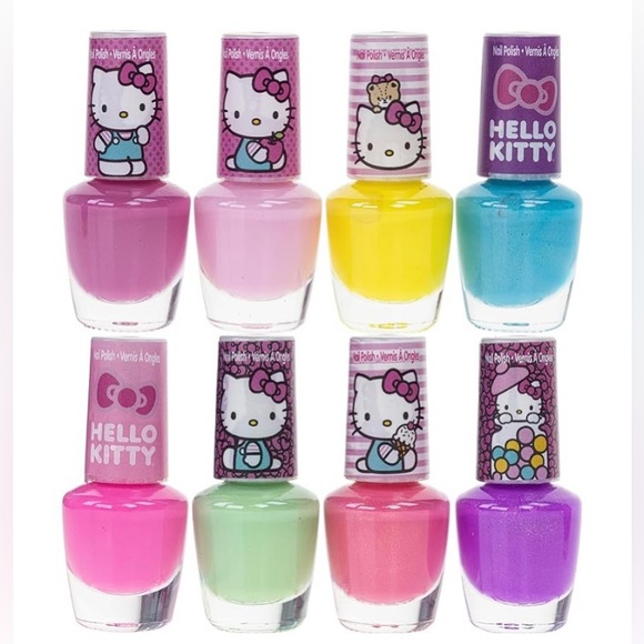 Hello Kitty | Makeup | Hello Kitty Nail Polish Set Scented | Poshmark